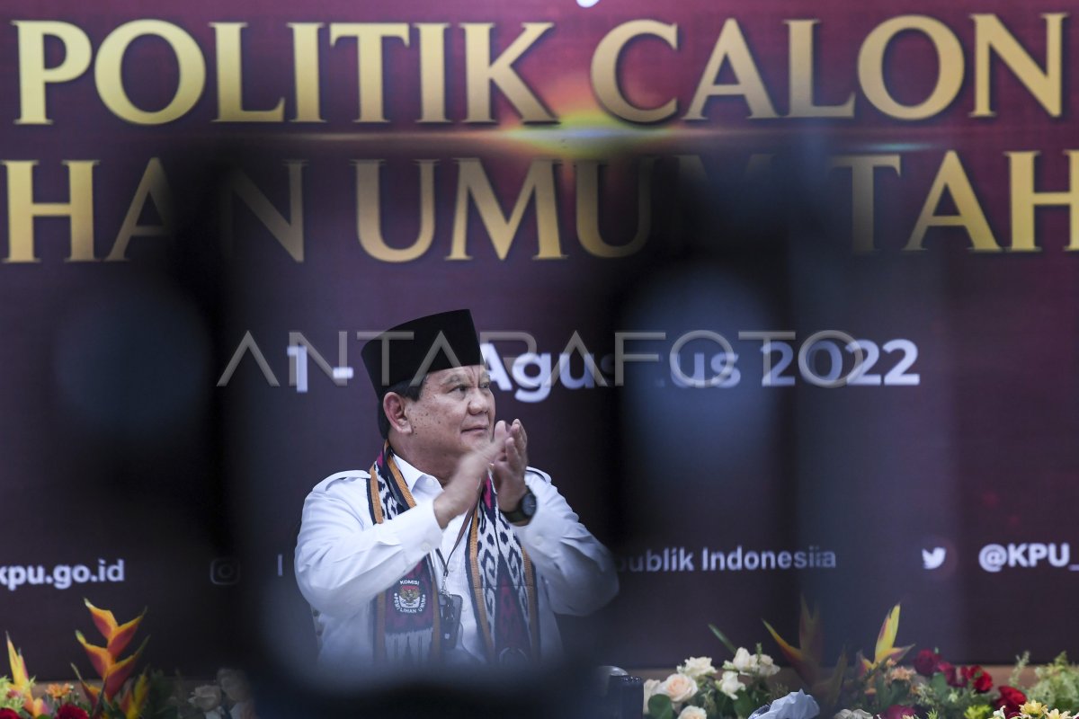 Partai Gerindra Daftar Ke Kpu Antara Foto