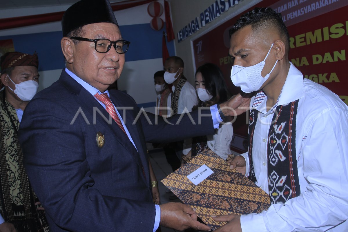 REMISI UMUM HUT KEMERDEKAAN RI BAGI WBP DI NTT | ANTARA Foto