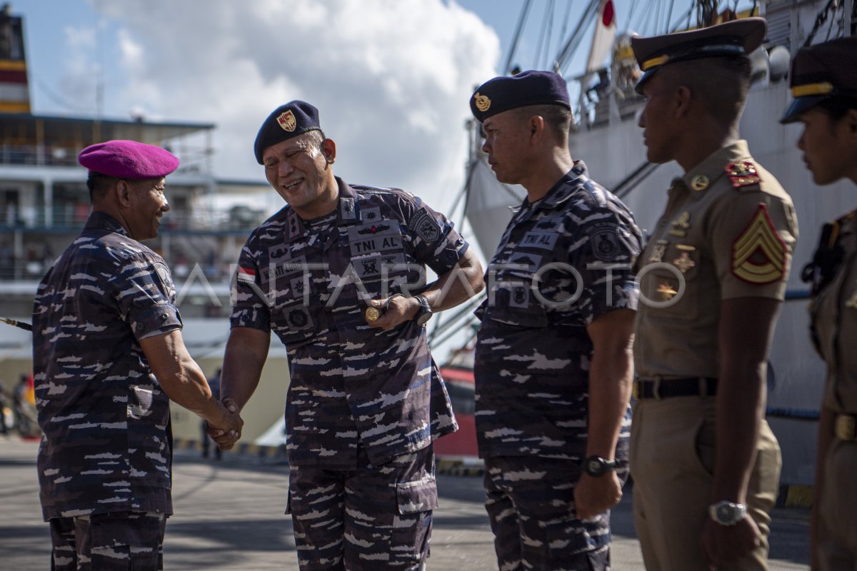 KRI BIMA SUCI TIBA DI BALI | ANTARA Foto KRI BIMA SUCI TIBA DI BALI | ANTARA Foto