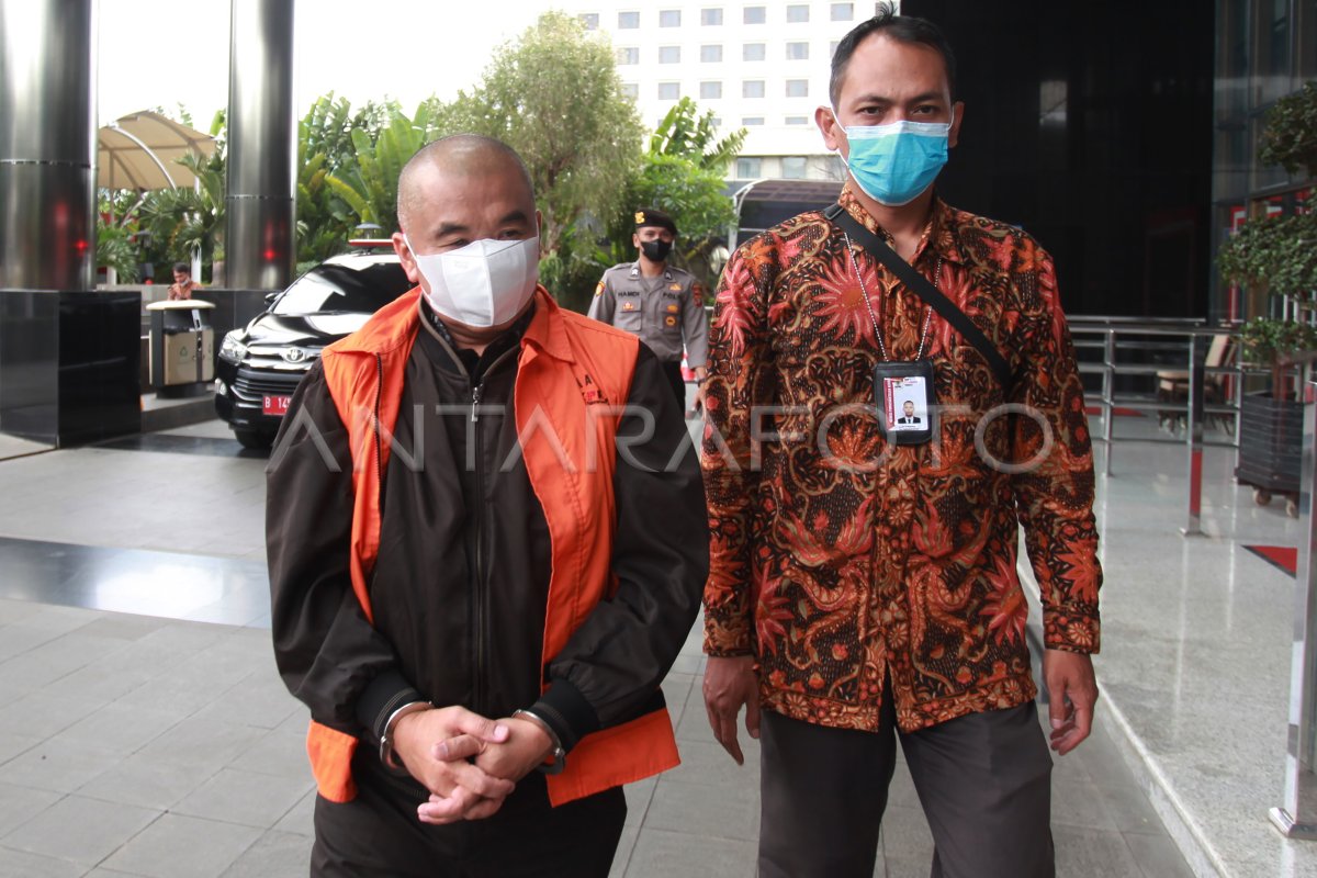 PEMERIKSAAN TERSANGKA ALBASRI | ANTARA Foto