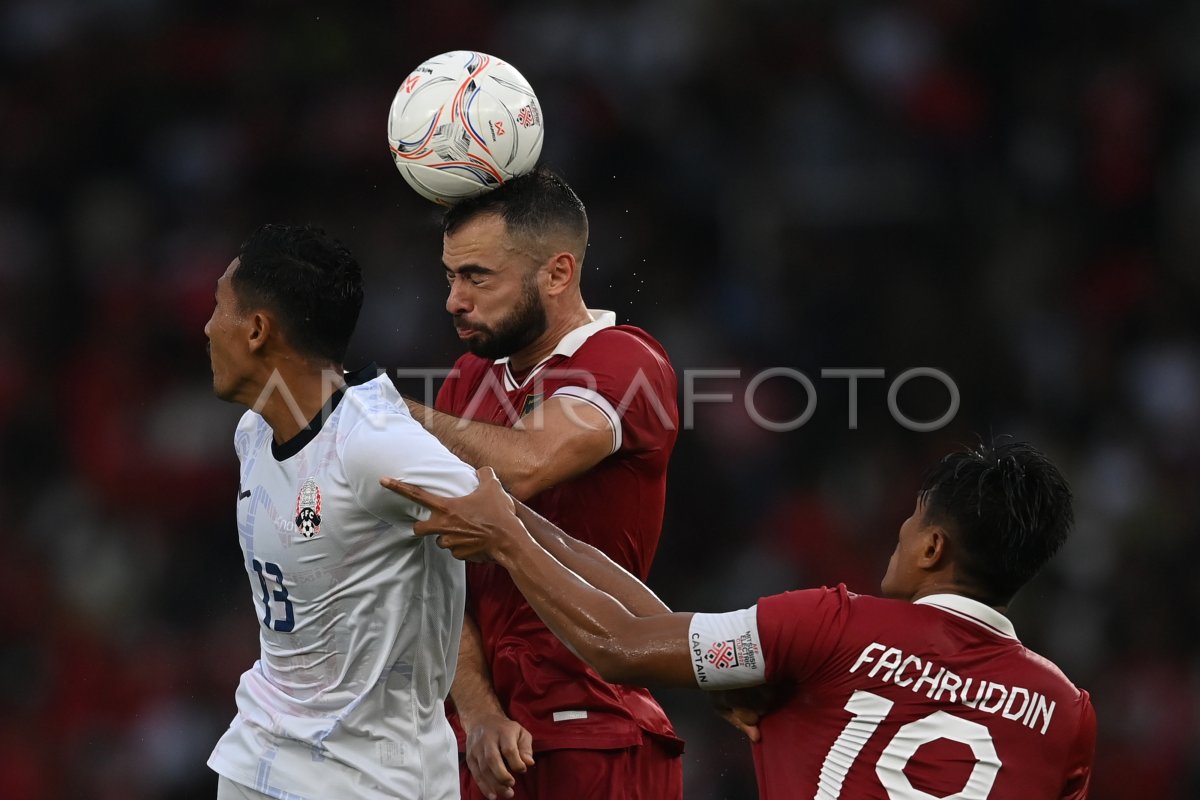 TIMNAS INDONESIA LAWAN KAMBOJA | ANTARA Foto TIMNAS INDONESIA LAWAN KAMBOJA | ANTARA Foto