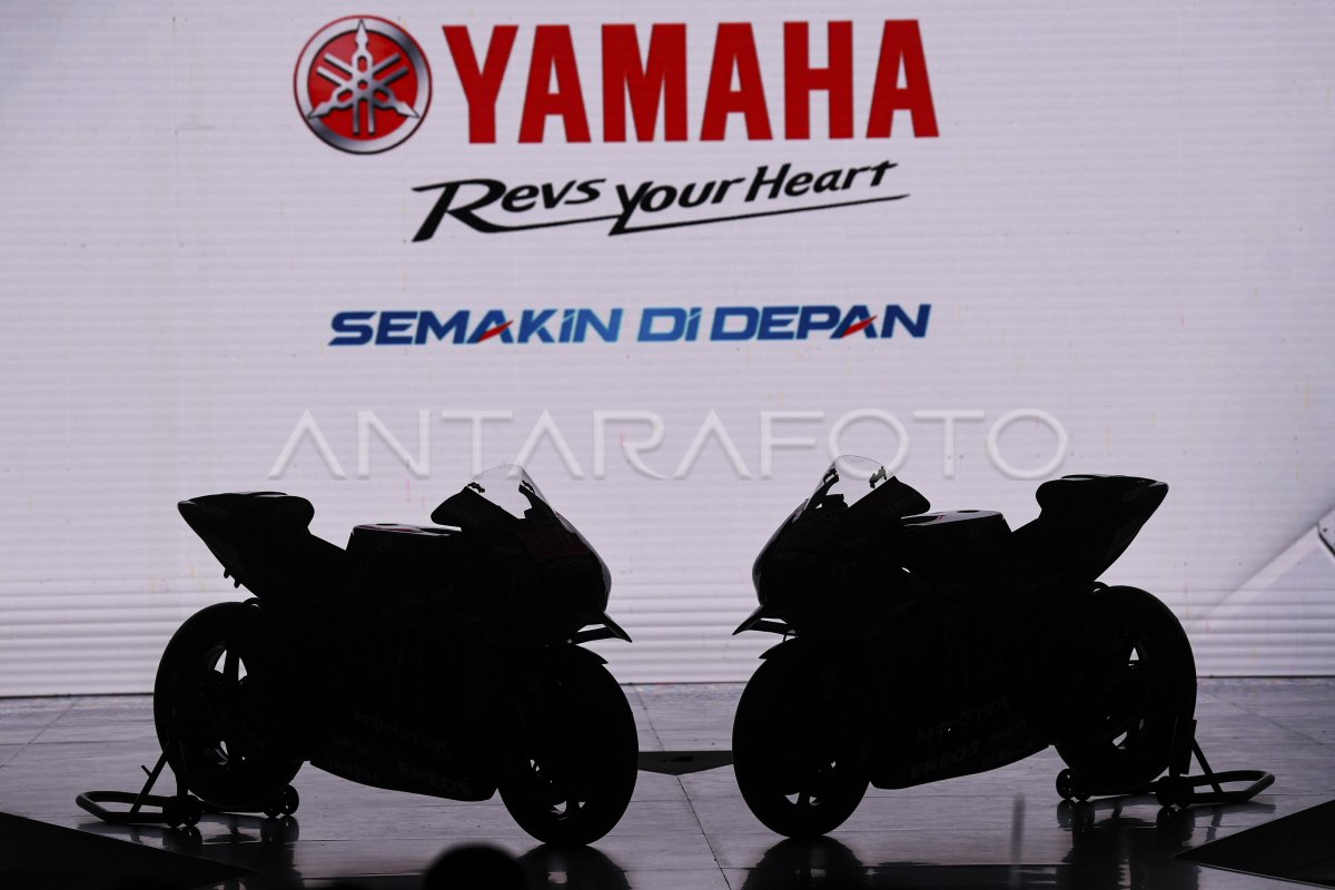 PELUNCURAN YAMAHA YZR M1 2023 LIVERY TERBARU | ANTARA Foto