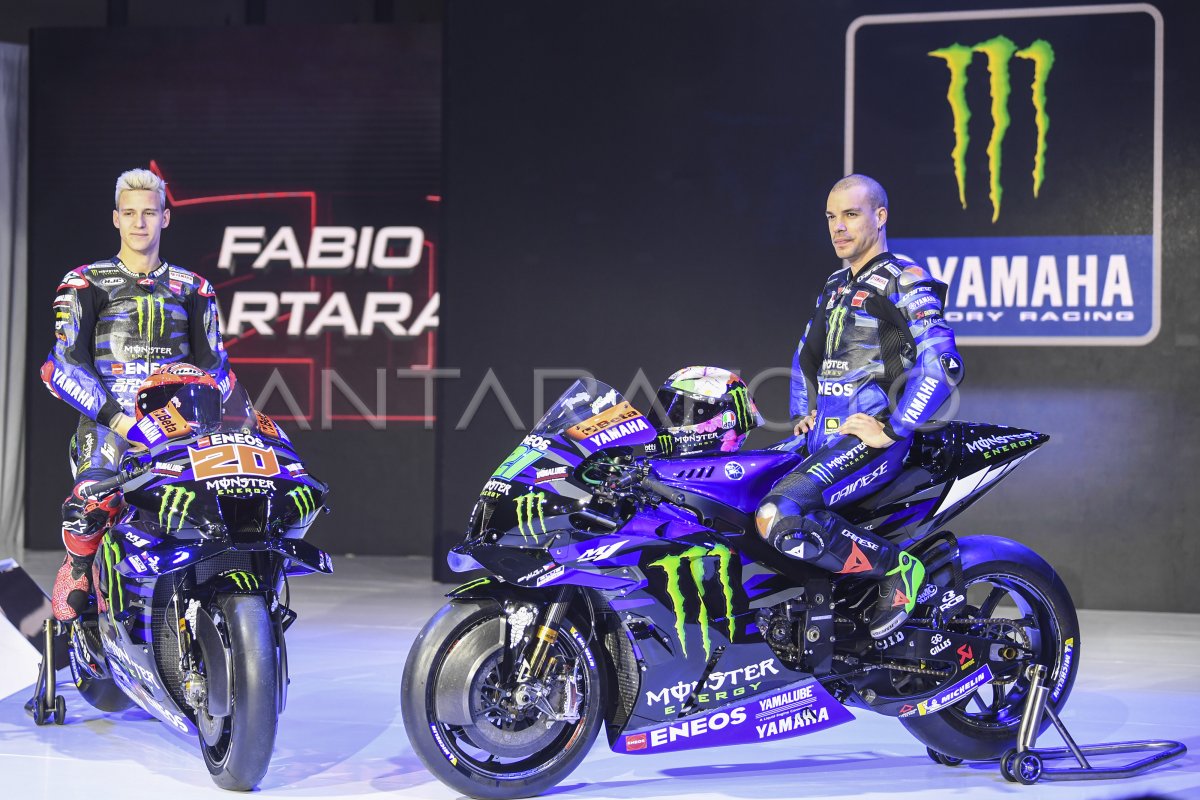 PELUNCURAN YAMAHA YZR M1 2023 LIVERY TERBARU | ANTARA Foto