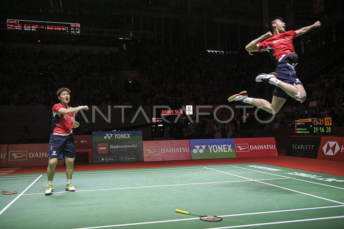 FENG YAN ZHE/HUANG DONG PING JUARA INDONESIA MASTERS 2023 | ANTARA Foto FENG YAN ZHE/HUANG DONG PING JUARA INDONESIA MASTERS 2023 | ANTARA Foto