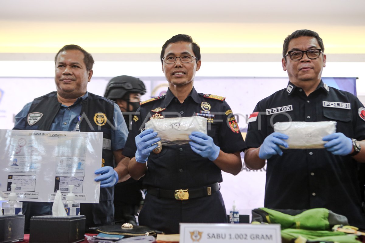 Rilis Kasus Penyelundupan Narkotika Jaringan Internasional Antara Foto