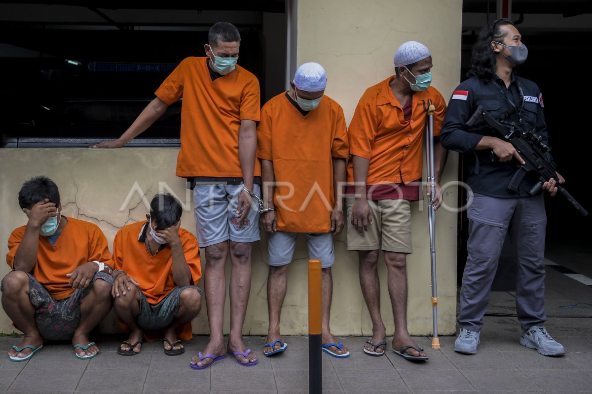 PEMUSNAHAN BARANG BUKTI NARKOBA | ANTARA Foto