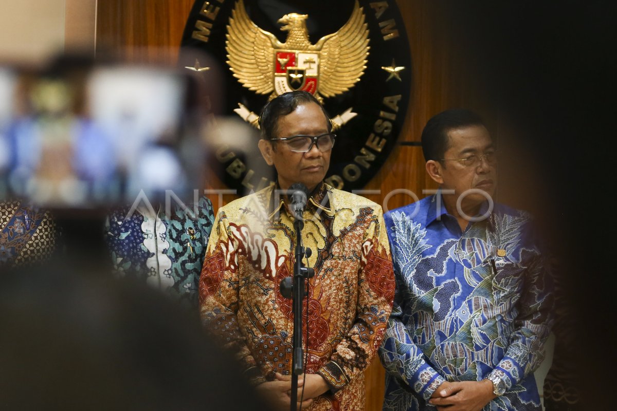 KETERANGAN PERS TENTANG RUU PERAMPASAN ASET | ANTARA Foto