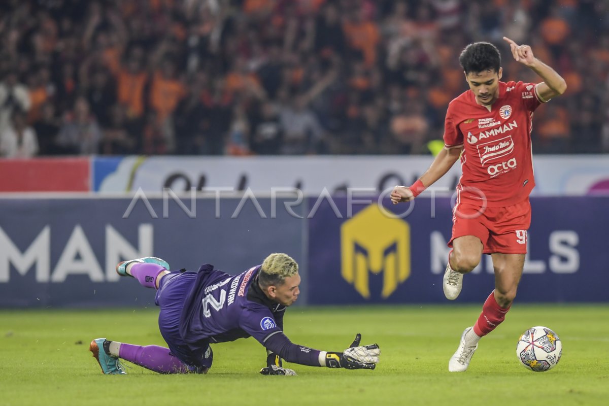 PERSIJA JAKARTA KALAHKAN PSS SLEMAN 5-0 | ANTARA Foto