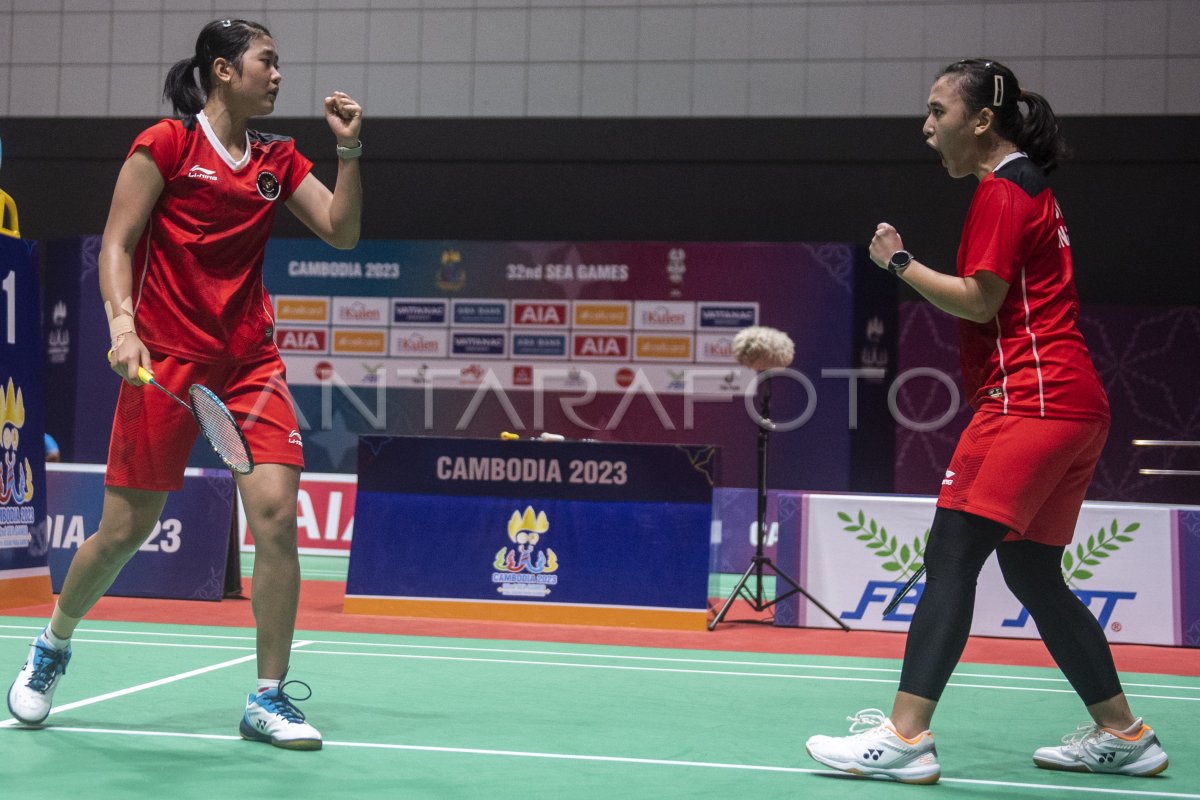 Medali emas bulu tangkis ganda putri SEA Games | ANTARA Foto