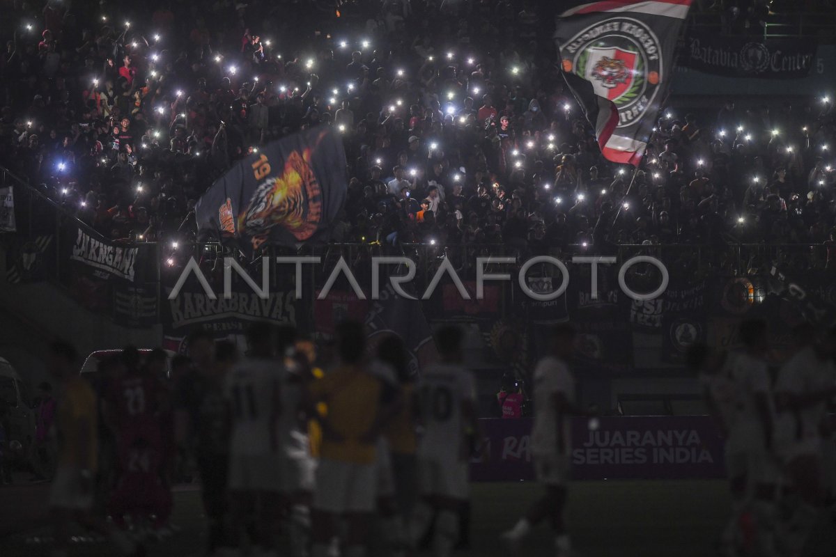 Mati lampu saat Persija melawan Ratchaburi FC | ANTARA Foto Mati lampu saat Persija melawan Ratchaburi FC | ANTARA Foto