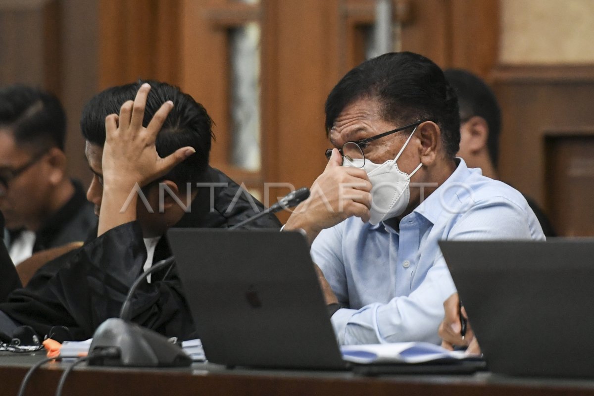Sidang lanjutan korupsi BTS BAKTI Kominfo | ANTARA Foto