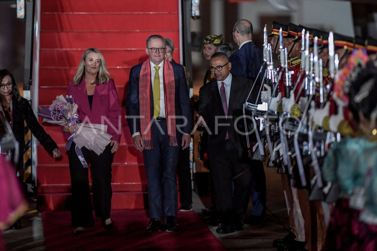 Kedatangan Perdana Menteri Australia Anthony Albanese Antara Foto