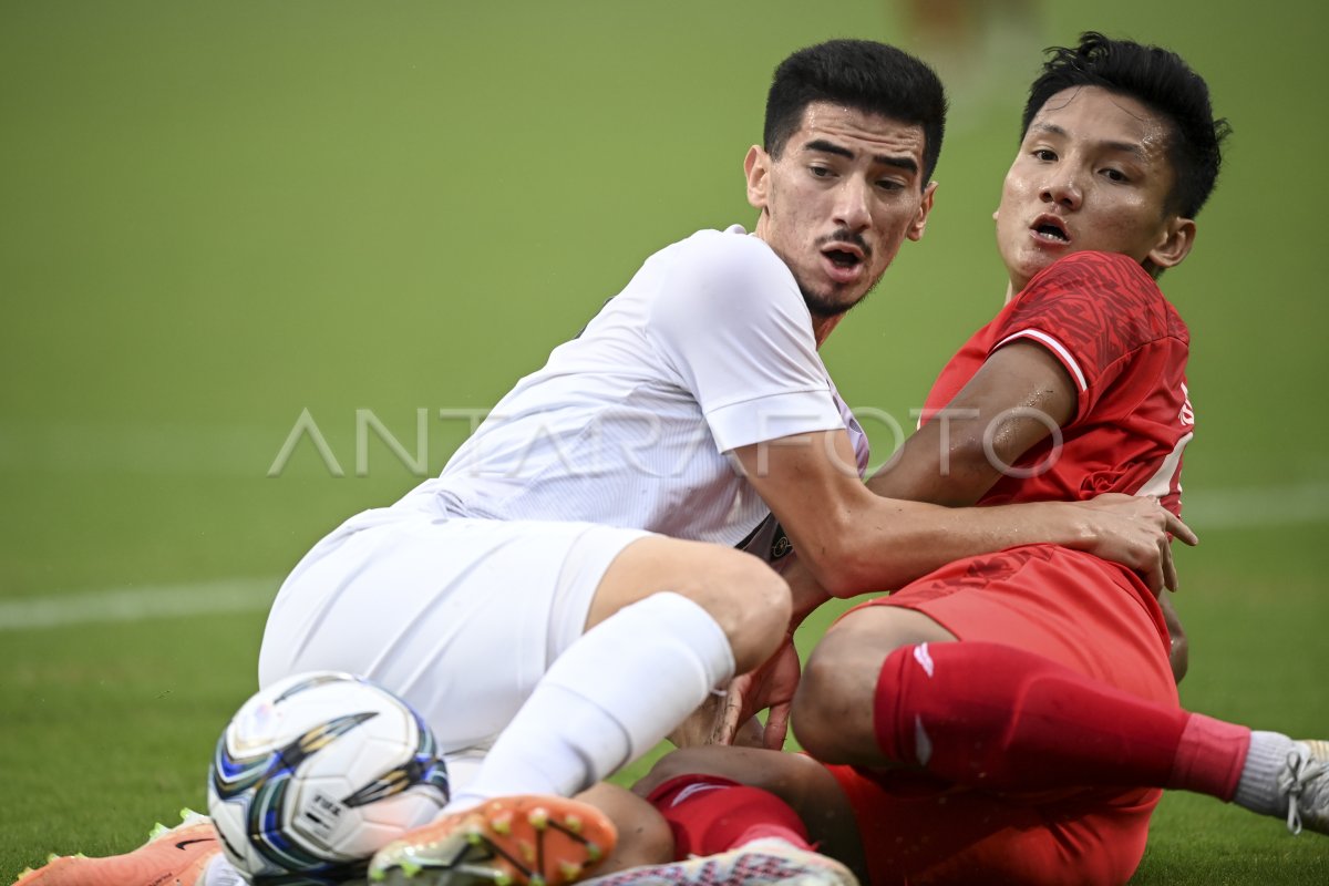 Timnas U-24 kalah melawan Uzbekistan | ANTARA Foto