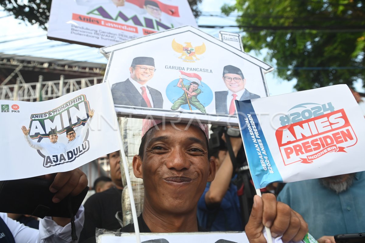 Anies-Muhaimin Daftar Pilpres di KPU | ANTARA Foto