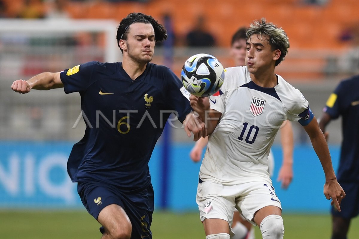 Piala Dunia U-17: Prancis melawan Amerika Serikat | ANTARA Foto
