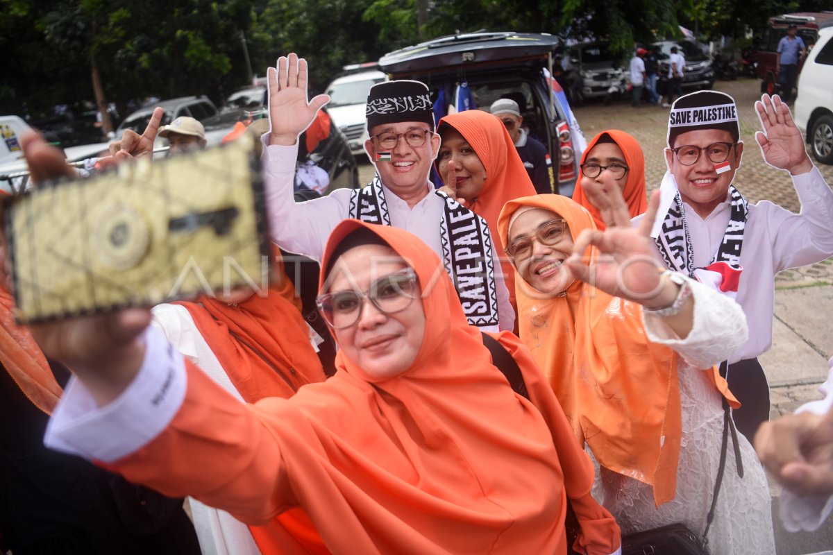 Kampanye Anies di GOR Ciracas | ANTARA Foto Kampanye Anies di GOR Ciracas | ANTARA Foto