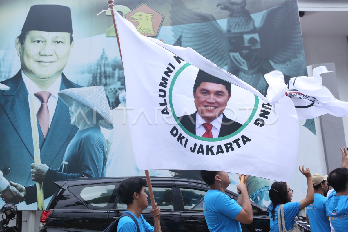 Deklarasi relawan Erick Thohir untuk Prabowo-Gibran | ANTARA Foto