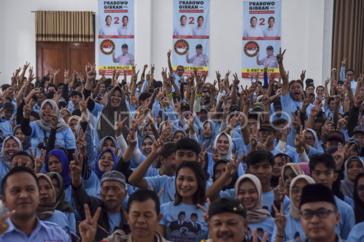 Deklarasi dukungan Prabowo-Gibran | ANTARA Foto Deklarasi dukungan Prabowo-Gibran | ANTARA Foto