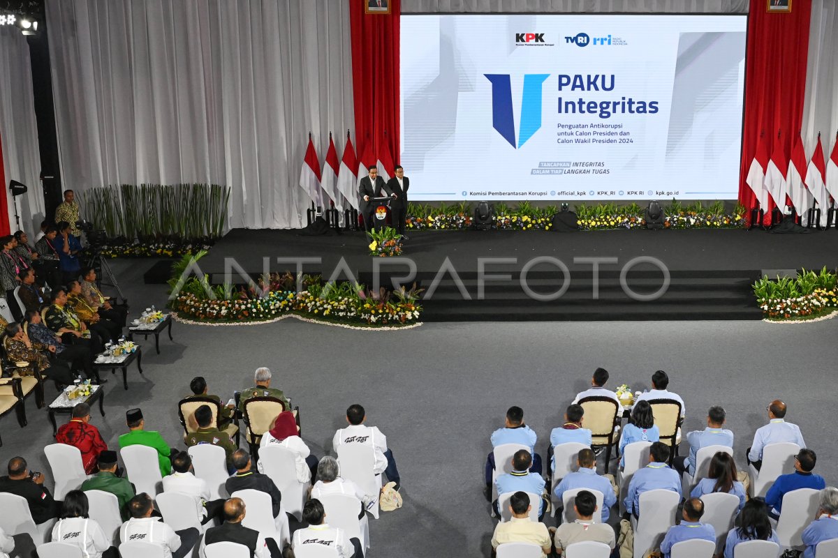 Paku Integritas pemberantasan korupsi capres-cawapres | ANTARA Foto Paku Integritas pemberantasan korupsi capres-cawapres | ANTARA Foto