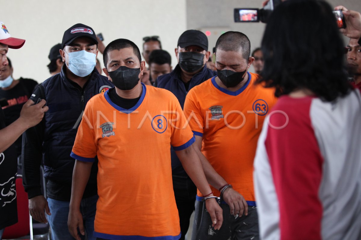 Pengungkapan kasus peredaran narkoba di Surabaya | ANTARA Foto