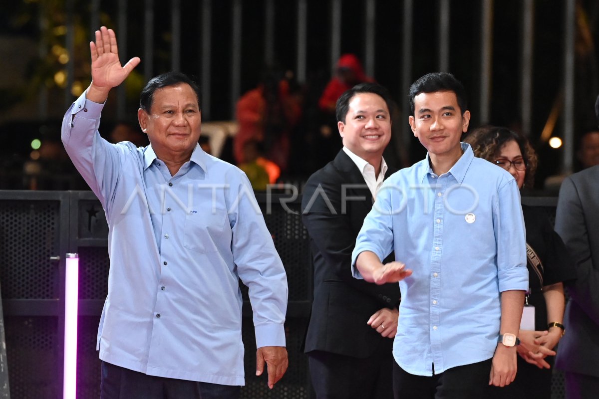 Debat keempat Pilpres 2024 | ANTARA Foto