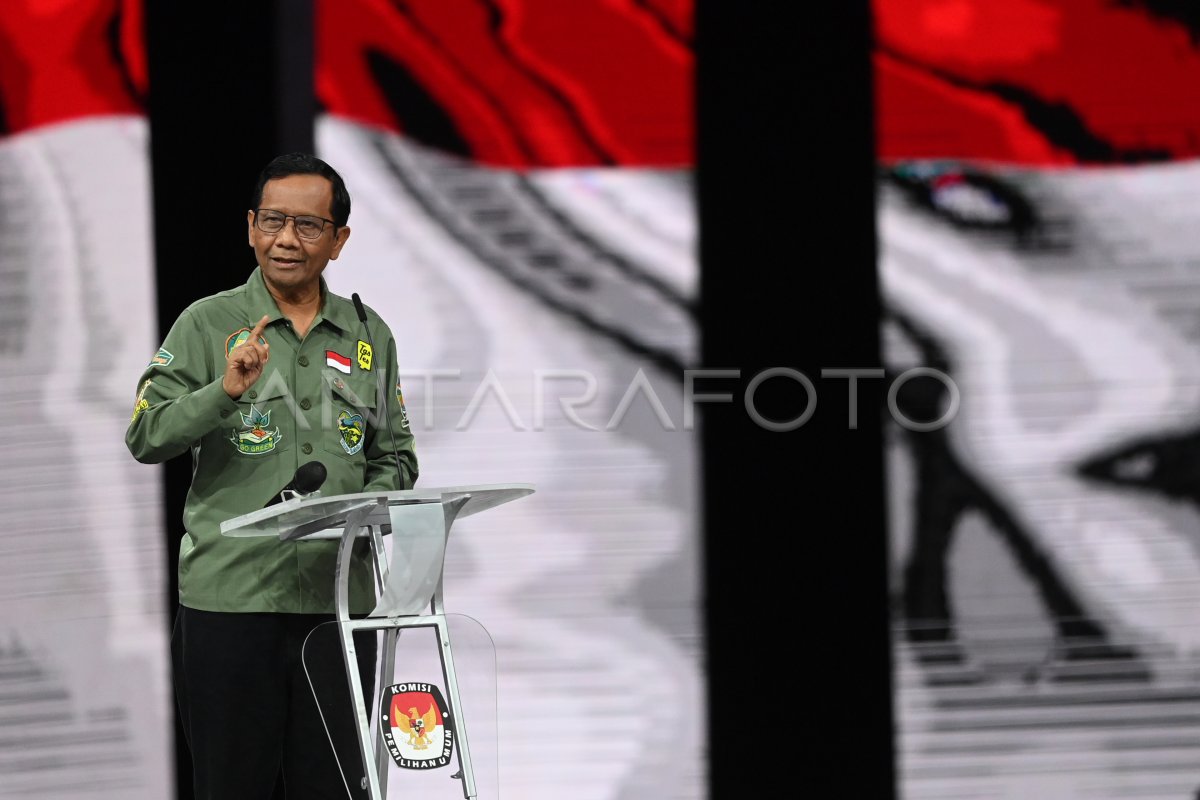 Debat keempat Pilpres 2024 | ANTARA Foto Debat keempat Pilpres 2024 | ANTARA Foto