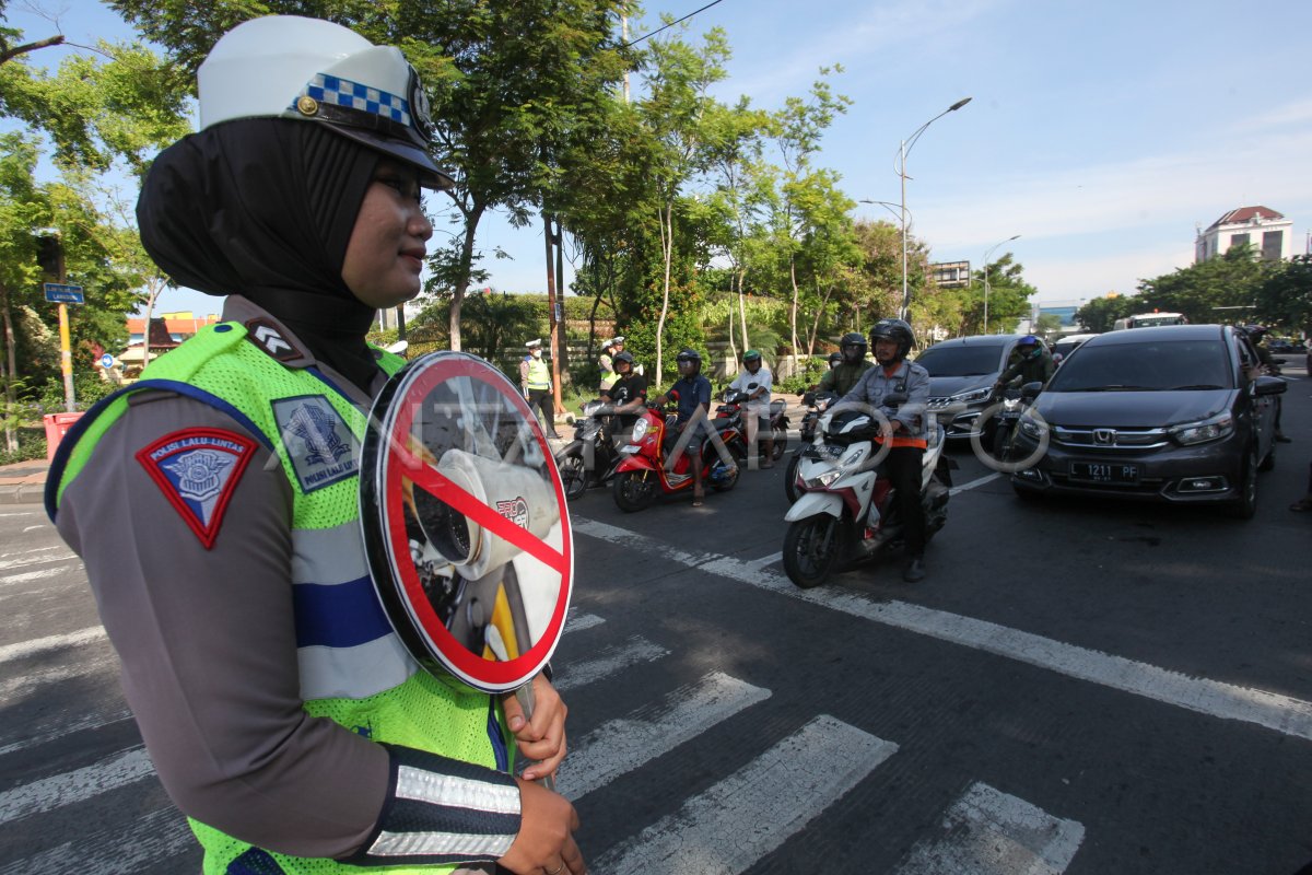 Sosialisasi larangan pemakaian knalpot brong | ANTARA Foto