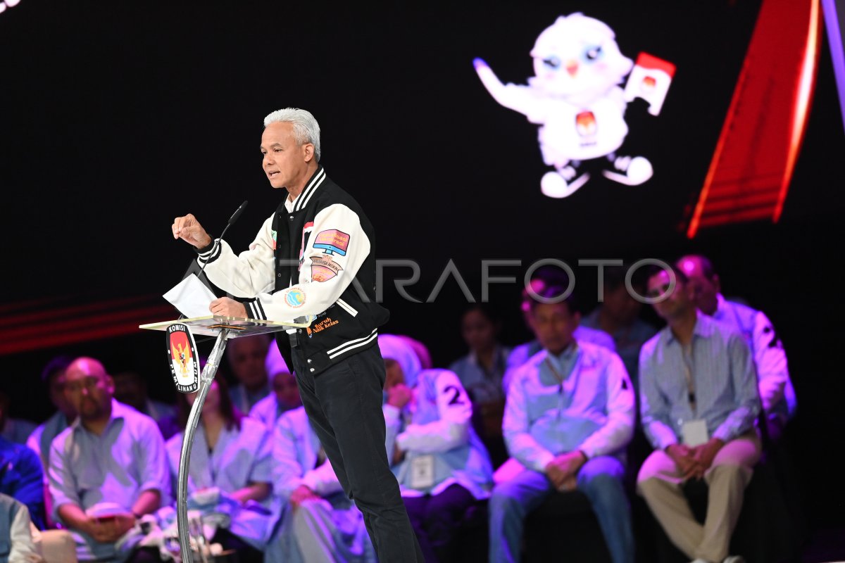 Debat Kelima Pilpres 2024 | ANTARA Foto Debat Kelima Pilpres 2024 | ANTARA Foto