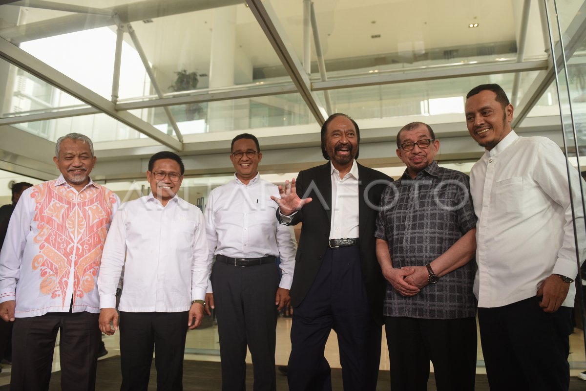 Pertemuan Anies dengan petinggi partai Koalisi Perubahan | ANTARA Foto