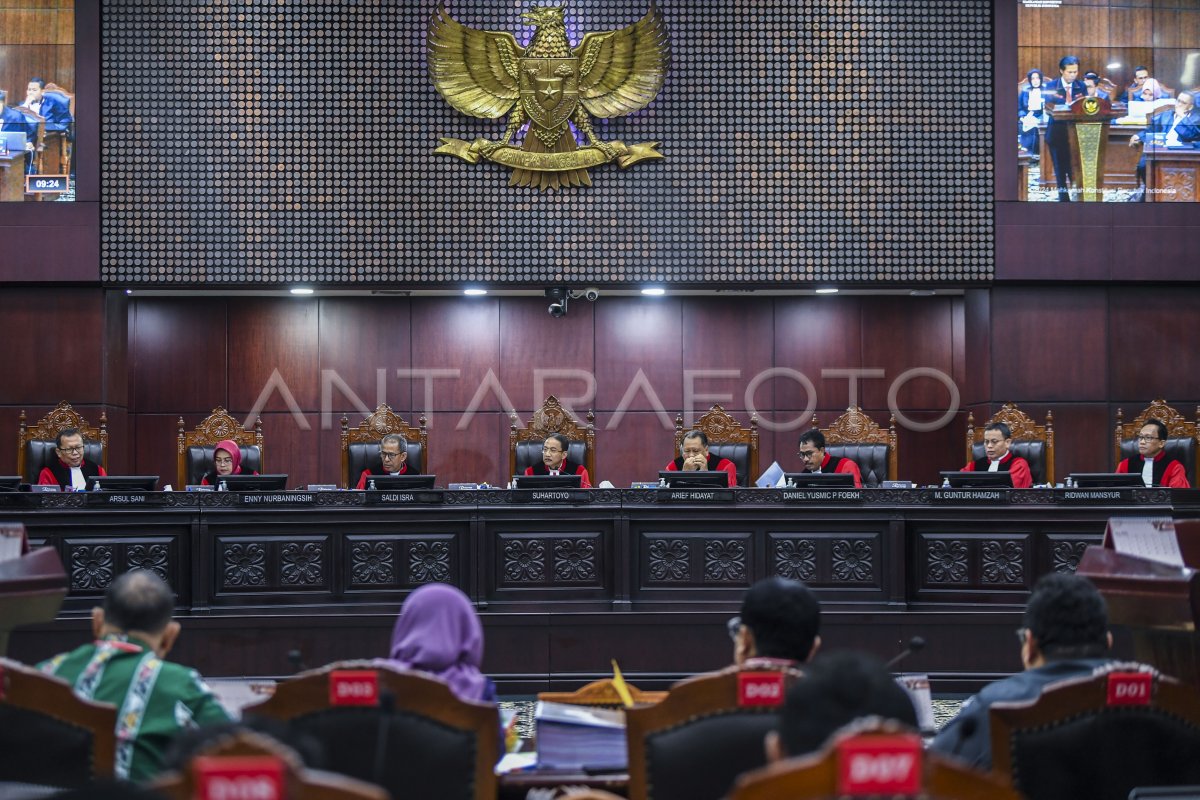 Sidang lanjutan sengketa hasil pilpres 2024 | ANTARA Foto Sidang lanjutan sengketa hasil pilpres 2024 | ANTARA Foto
