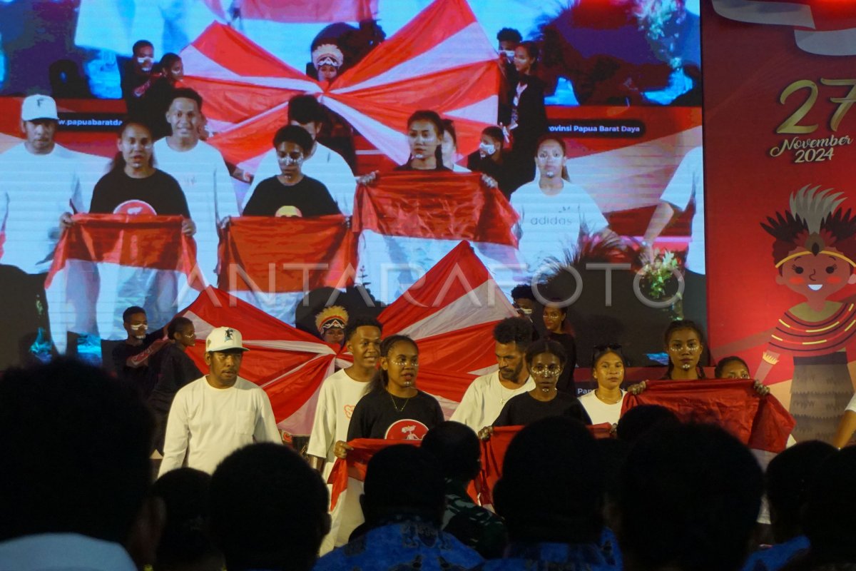 Pencanangan Tahapan Pilkada Papua Barat Daya Antara Foto
