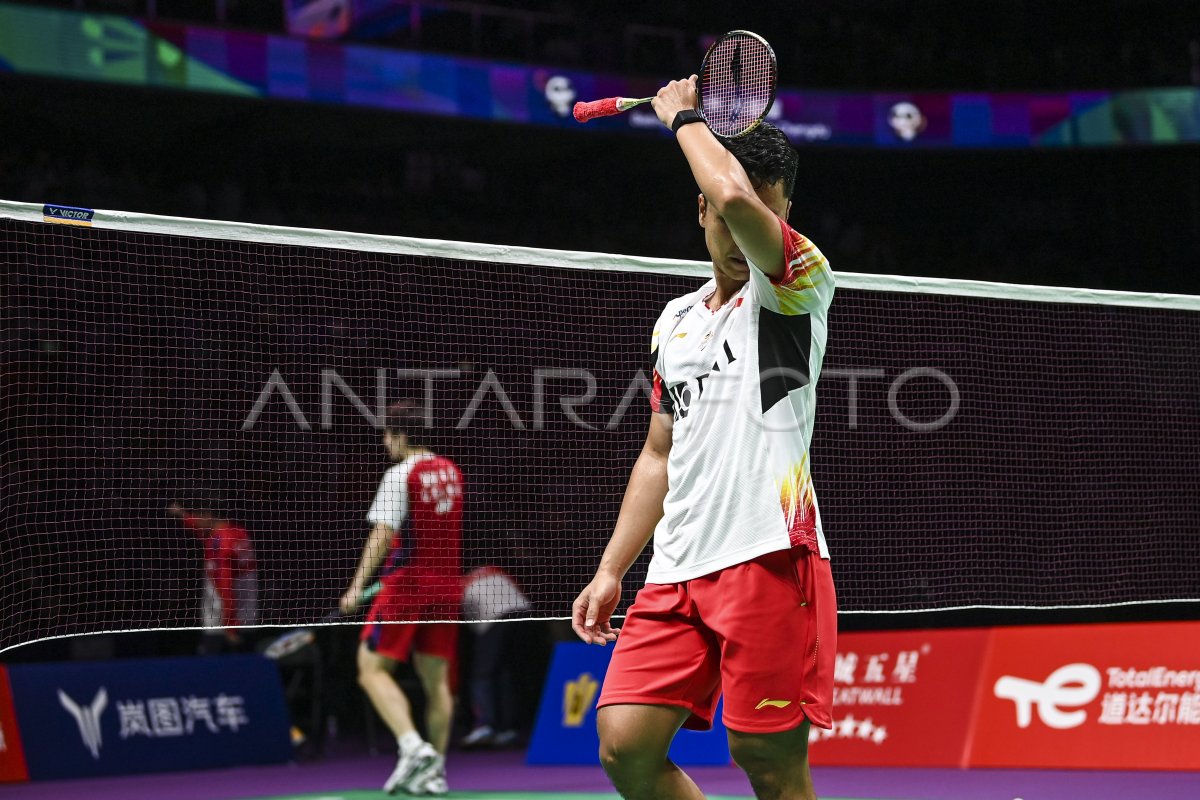 Final Piala Thomas Indonesia lawan China | ANTARA Foto