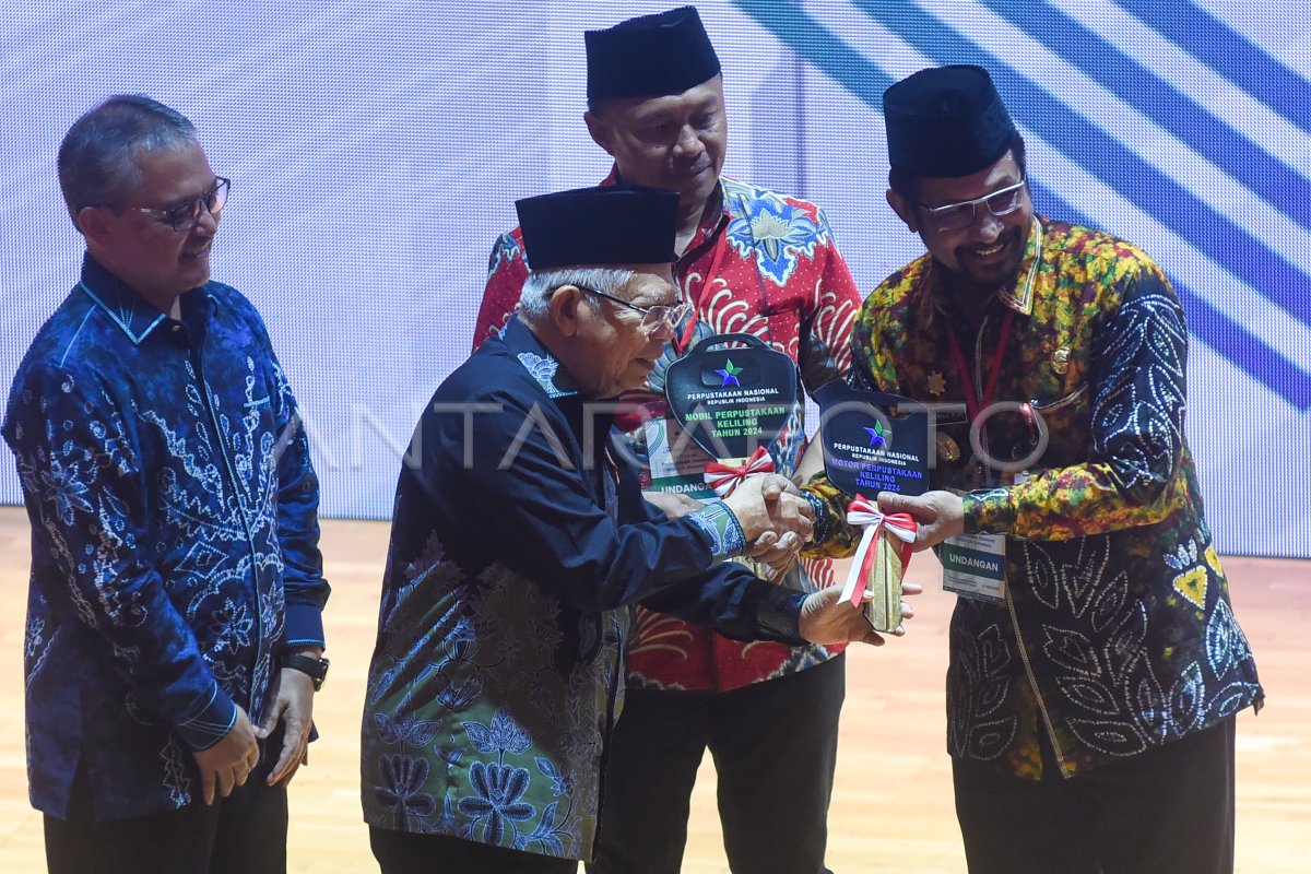 Wapres canangkan Gerakan Literasi Desa di HUT ke-44 Perpusnas | ANTARA Foto Wapres canangkan Gerakan Literasi Desa di HUT ke-44 Perpusnas | ANTARA Foto