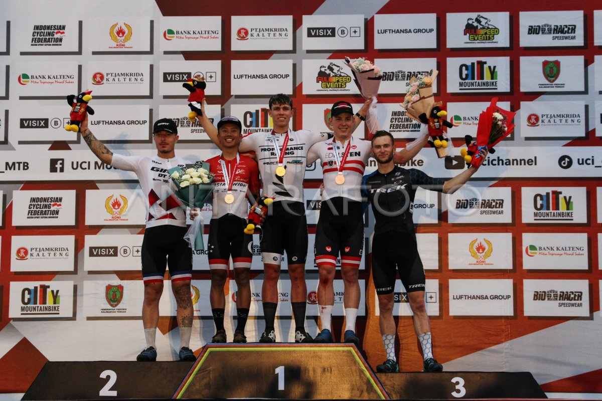Juara balap sepeda UCI MTB Men Elite 2024 | ANTARA Foto