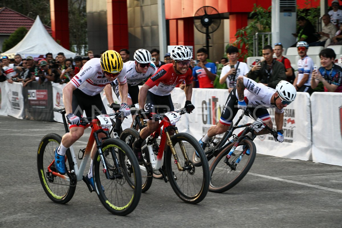 Juara balap sepeda UCI MTB Men Elite 2024 | ANTARA Foto