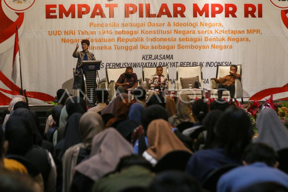 Sosialisasi Empat Pilar MPR RI | ANTARA Foto Sosialisasi Empat Pilar MPR RI | ANTARA Foto