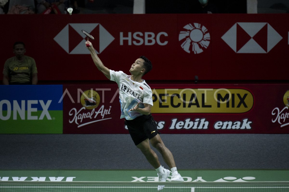 Ginting gagal melaju ke babak 16 besar | ANTARA Foto
