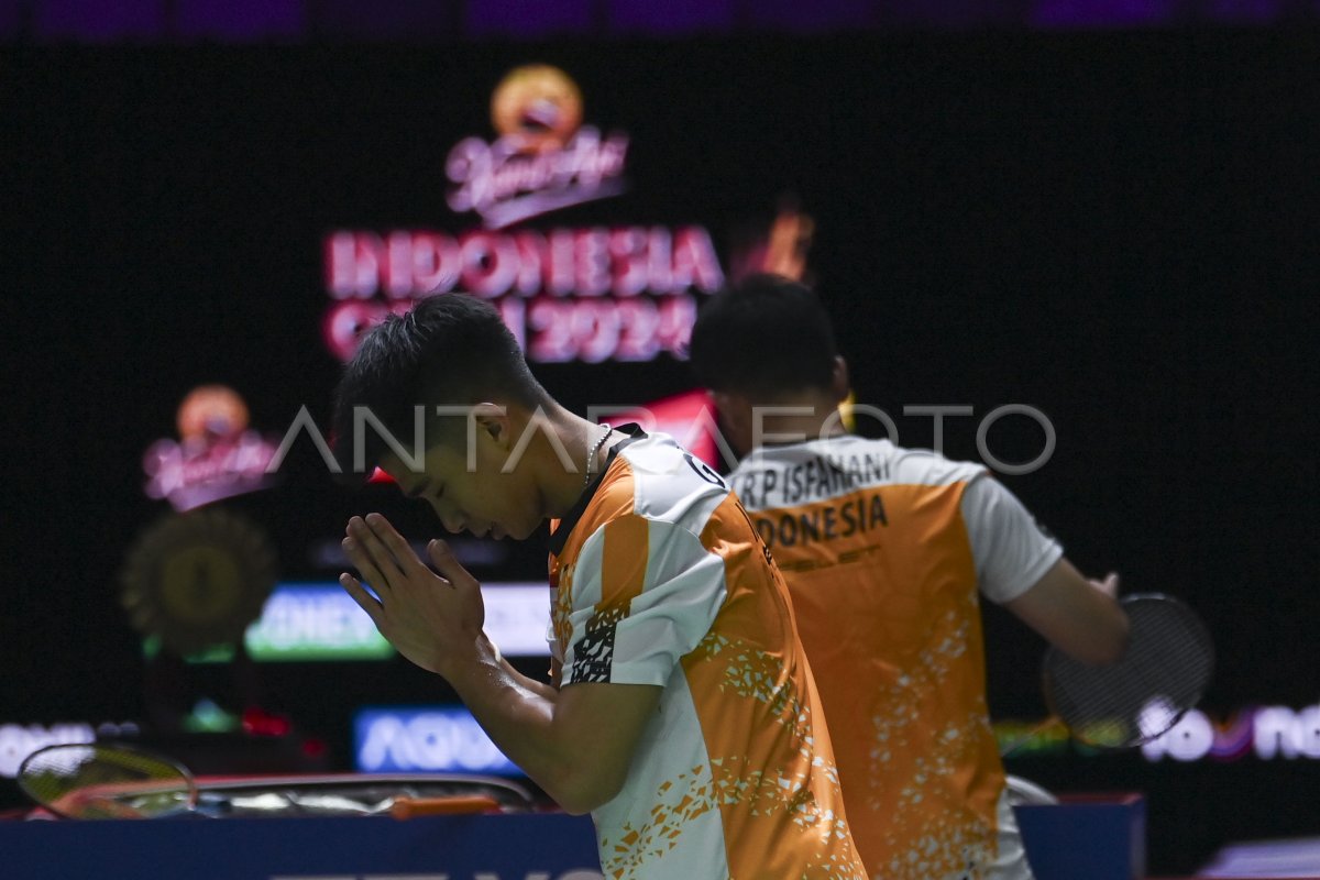 Sabar/Reza gagal melaju ke final Indonesia Open | ANTARA Foto