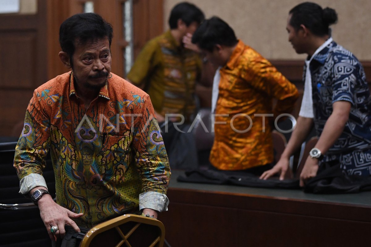 Syahrul Yasin Limpo menjadi saksi mahkota | ANTARA Foto Syahrul Yasin Limpo menjadi saksi mahkota | ANTARA Foto