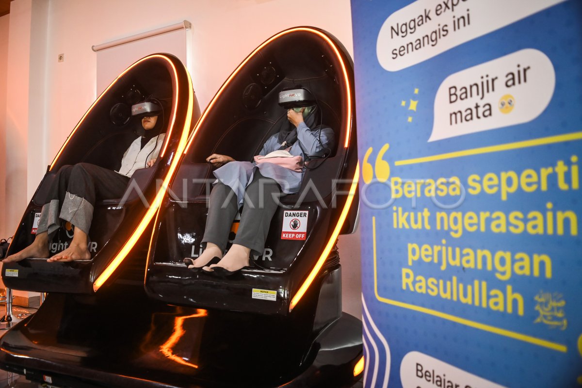 Virtual reality kisah nabi dan rasul di Tangerang | ANTARA Foto