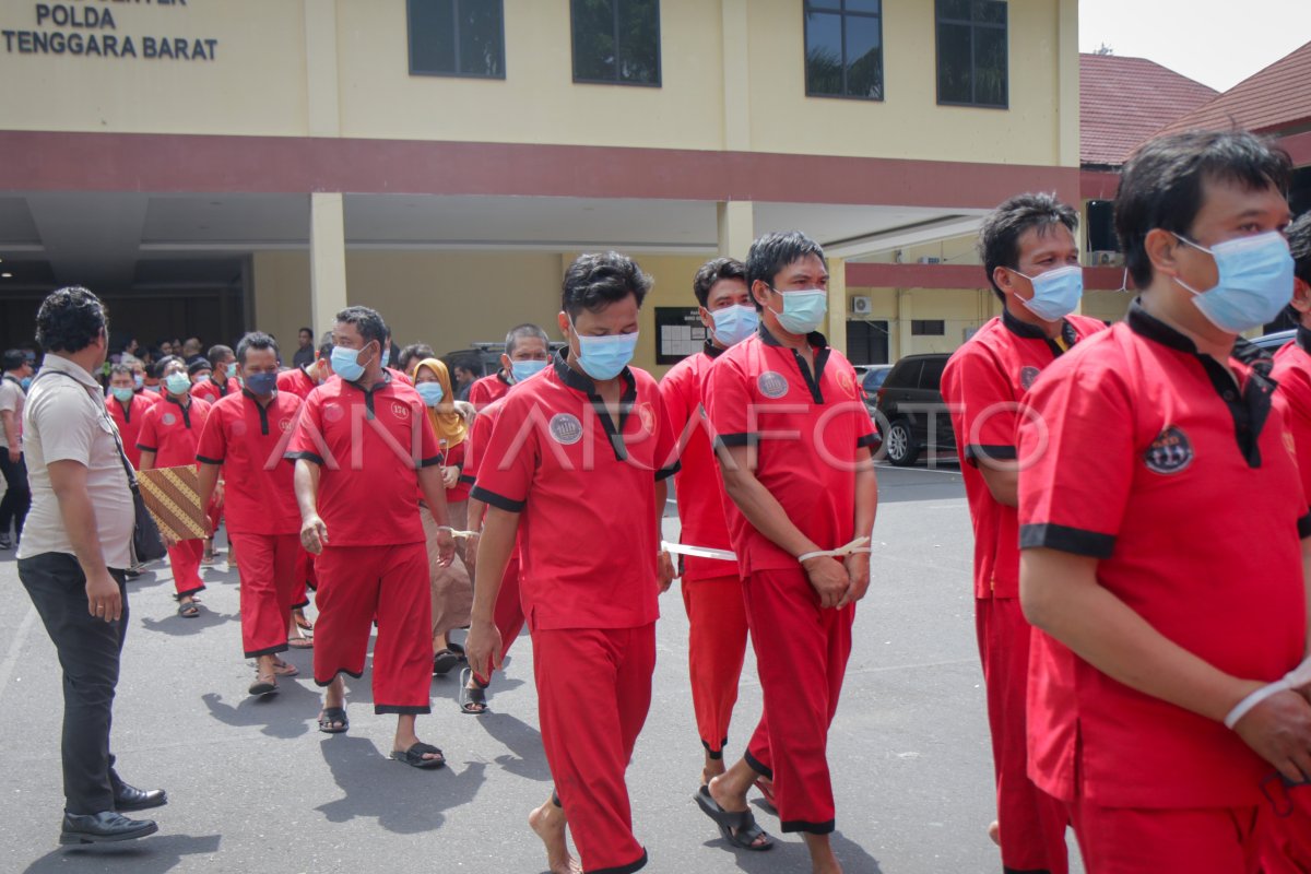 Pengungkapan kasus peredaran narkotika di NTB | ANTARA Foto Pengungkapan kasus peredaran narkotika di NTB | ANTARA Foto