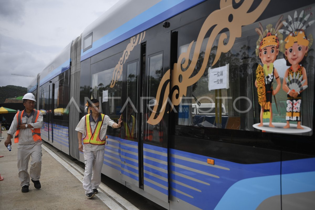 Persiapan kereta otonom di IKN | ANTARA Foto Persiapan kereta otonom di IKN | ANTARA Foto
