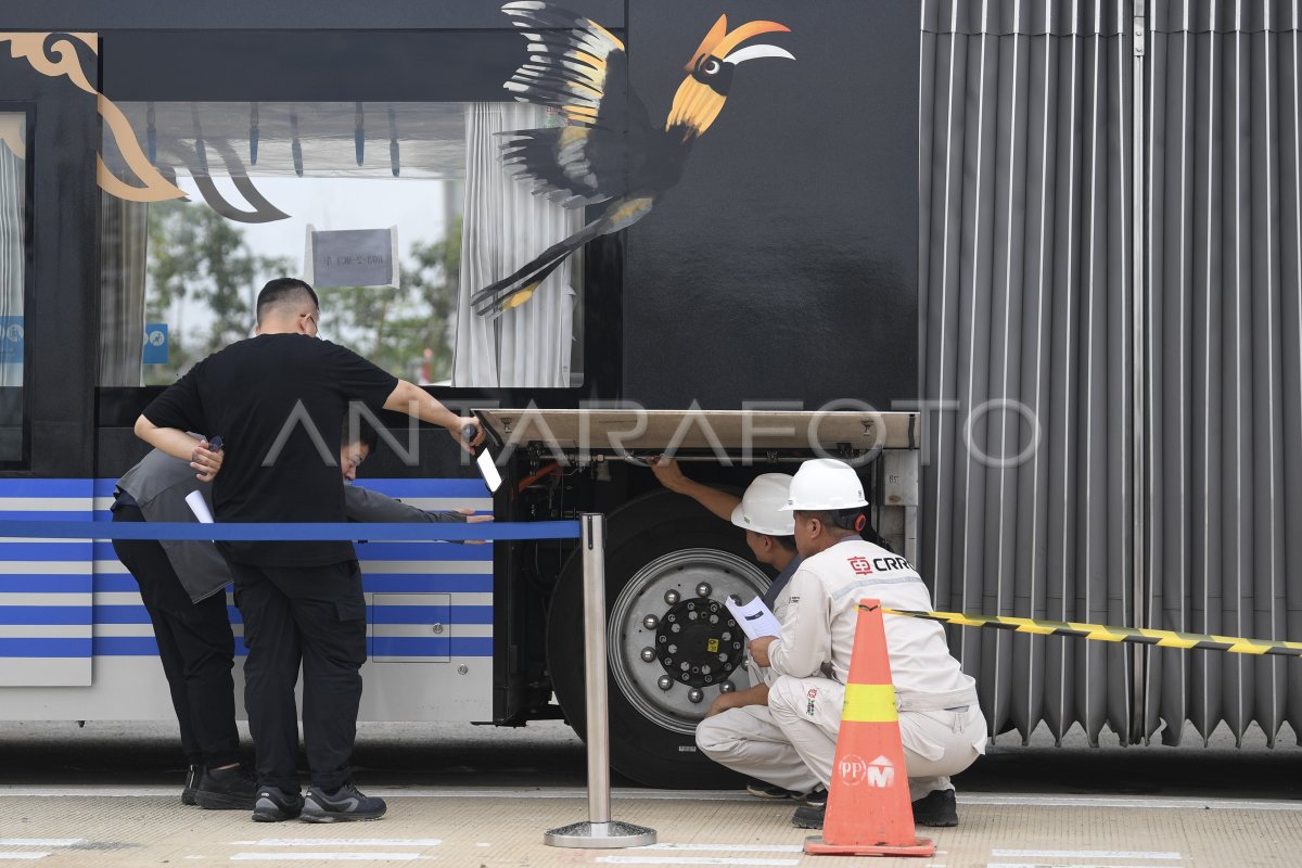 Persiapan kereta otonom di IKN | ANTARA Foto Persiapan kereta otonom di IKN | ANTARA Foto