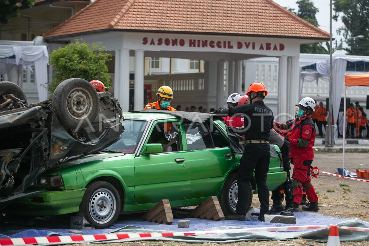 Latihan Gabungan Urban Sar Antara Foto