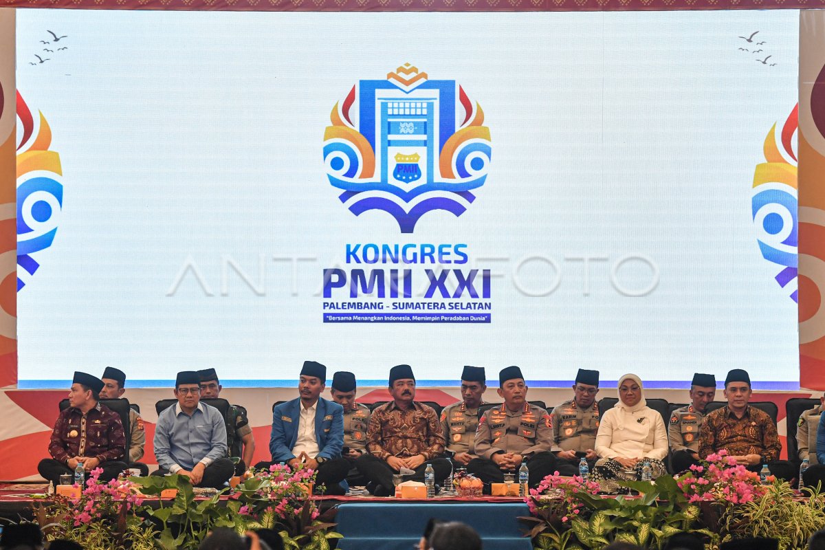 Pembukaan kongres PMII di Palembang | ANTARA Foto