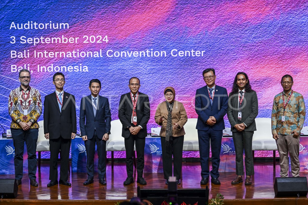 Diskusi panel tematik I ekonomi berkelanjutan HLF MSP 2024 | ANTARA Foto