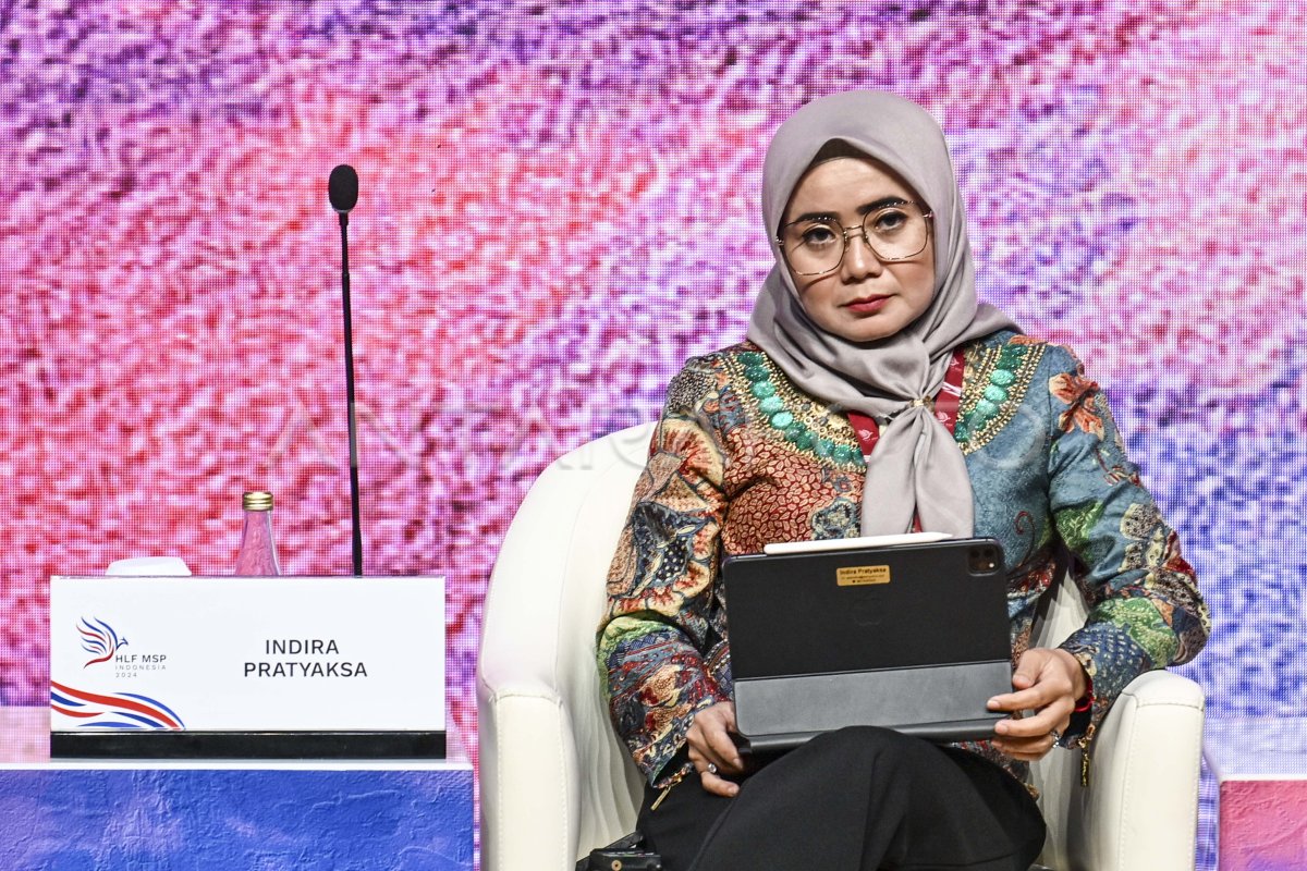 Diskusi panel tematik IV ekonomi berkelanjutan HLF MSP 2024 | ANTARA Foto