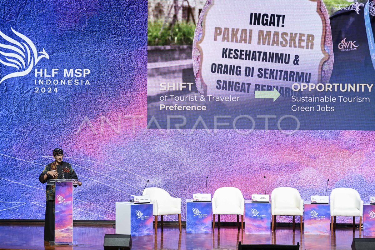 Menparekraf buka diskusi panel tematik IV HLF MSP 2024 | ANTARA Foto