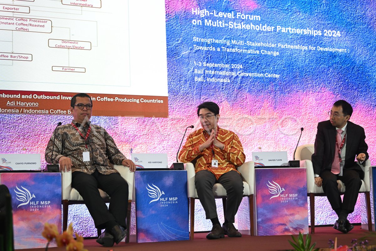 Sesi tematik II Innovative Financing HLF MSP | ANTARA Foto