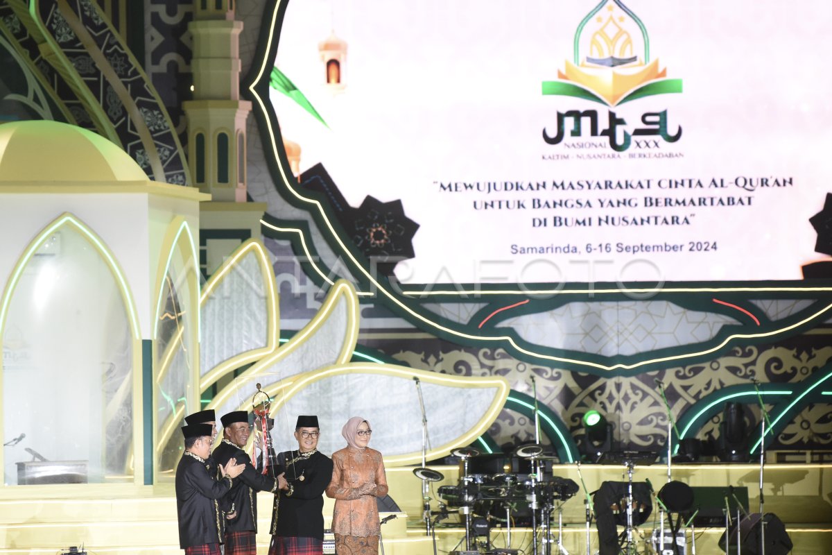 Penutupan MTQ Nasional ke-30 tahun 2024 | ANTARA Foto